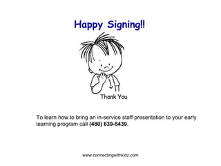 Ready, Set, Go - Signing with Infants & Toddlers | PPT