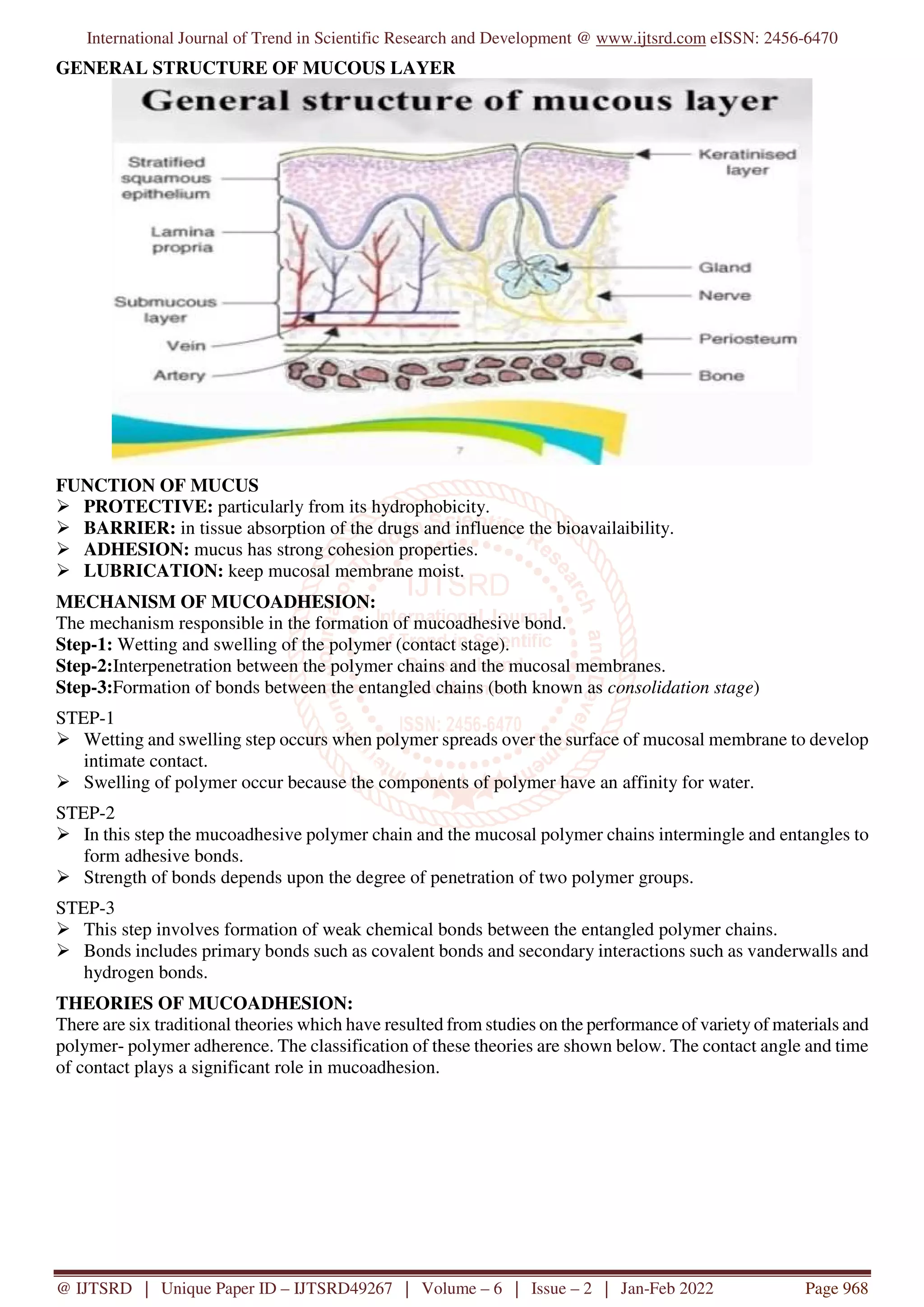 Mucoadhesive Drug Delivery System | PDF