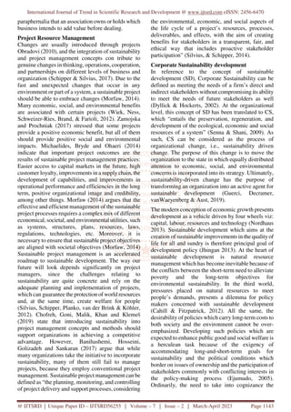 Resource Management and Sustainable Development A Study of Pharmaceutical Firms in South East ...