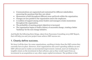 SAP and Change Management | PDF