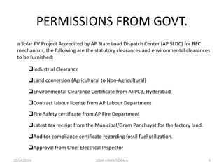 solar energy | PPTX | Power and Energy Industry | Industries