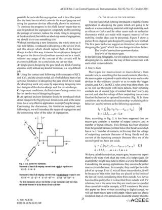 A Novel Approach to Digital Gate Design | PDF