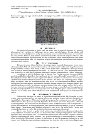 Study on Repairing of Potholes | PDF