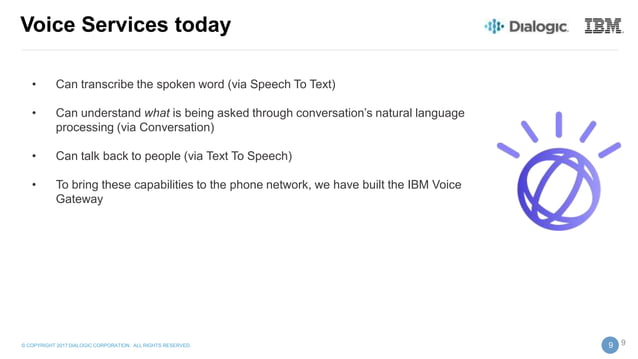 How IBM and Dialogic Are Making Conferencing Smarter with AI | PPTX | Web Conferencing ...