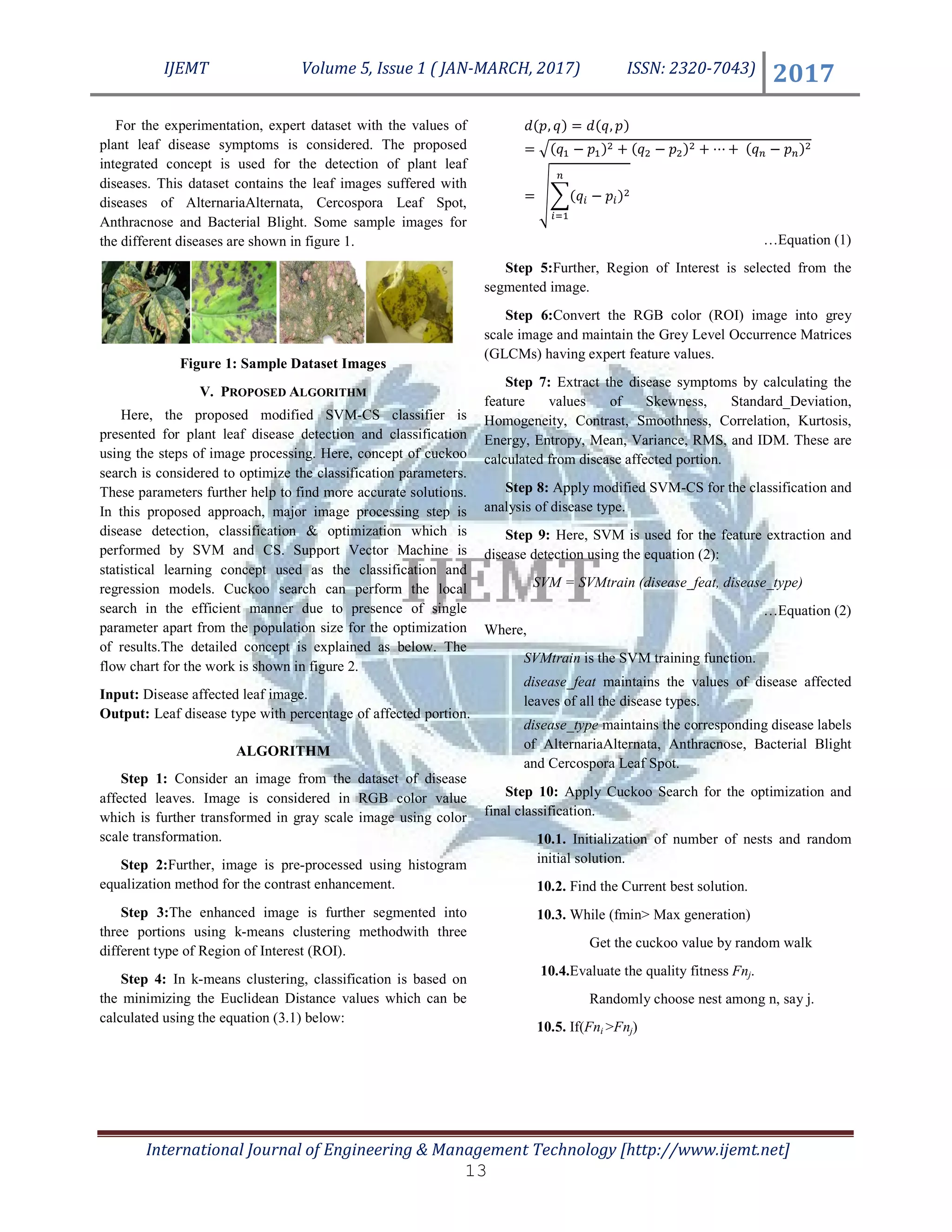 Plant Leaf Disease Analysis using Image Processing Technique with ...