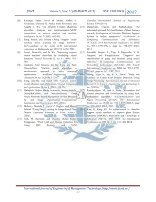 Plant Leaf Disease Analysis using Image Processing Technique with Modified SVM-CS Classifier | PDF