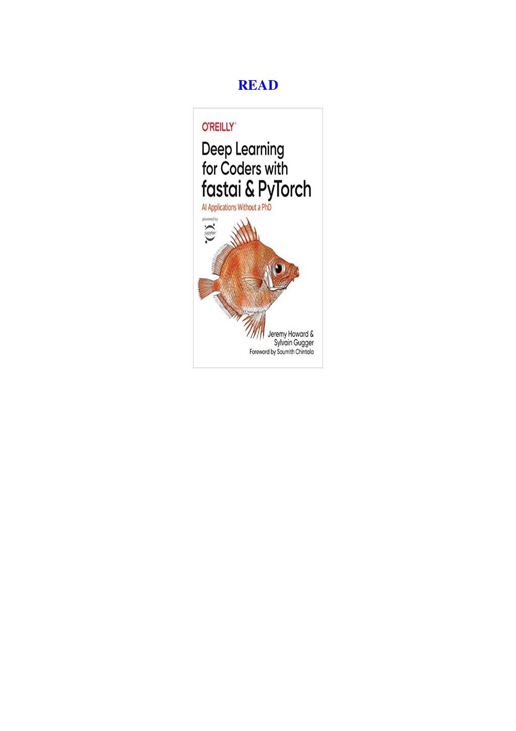 Pdf Book Deep Learning For Coders With Fastai And Pytorch Ai Applications Without A Phd