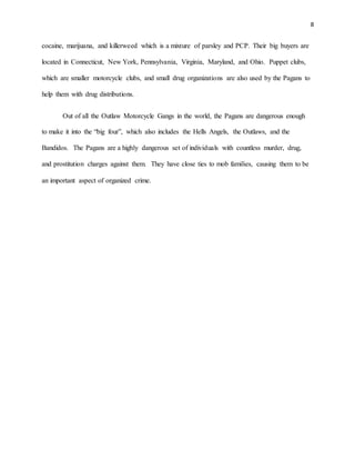 The Pagans Outlaw Motorcycle Club | DOCX