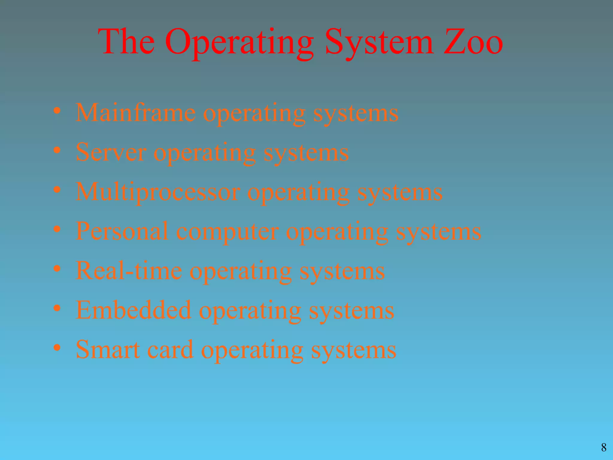 OPERATING SYSTEM | PPT | Free Download
