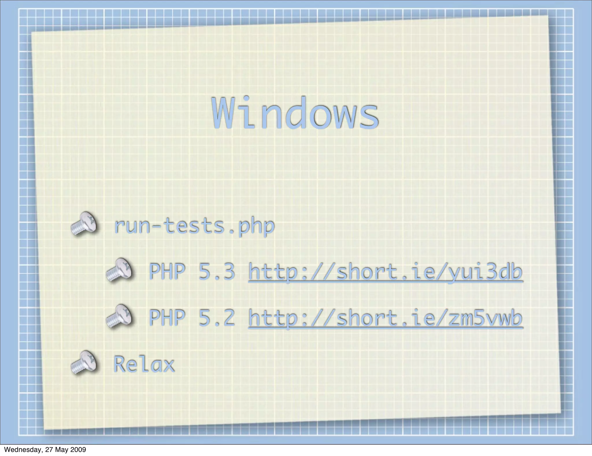 How to write PHPT tests | PPT