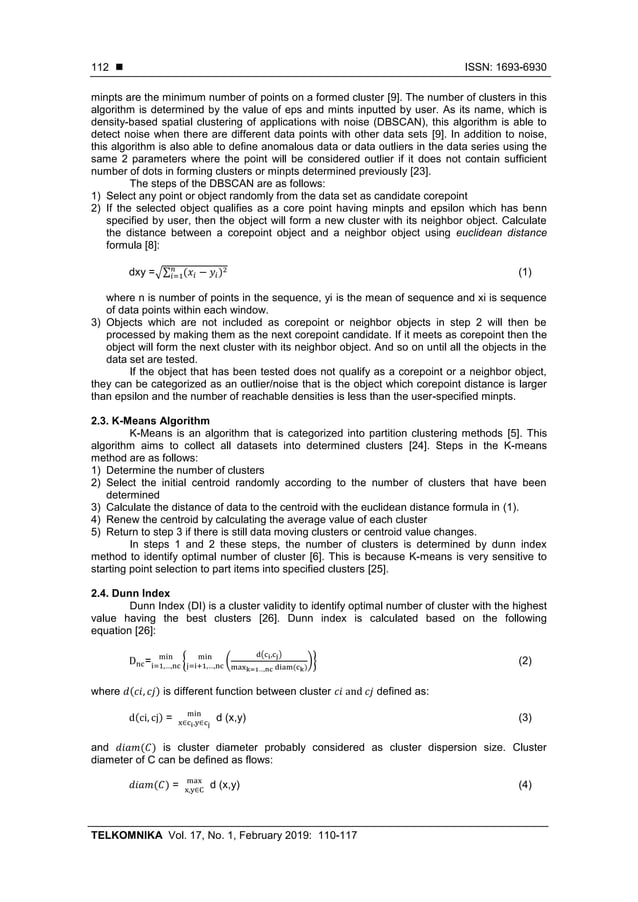 Analysis Of Dbscan And K Means Algorithm For Evaluating Outlier On Rfm Model Of Customer 7467