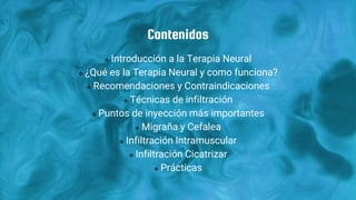 Terapia Neural y Manejo del dolor crónico | PPTX