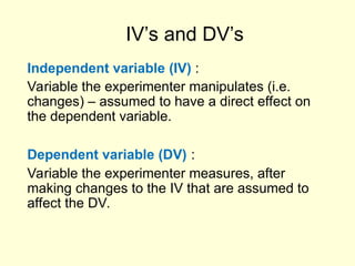 Research methods in psychology and how we address them | PPT