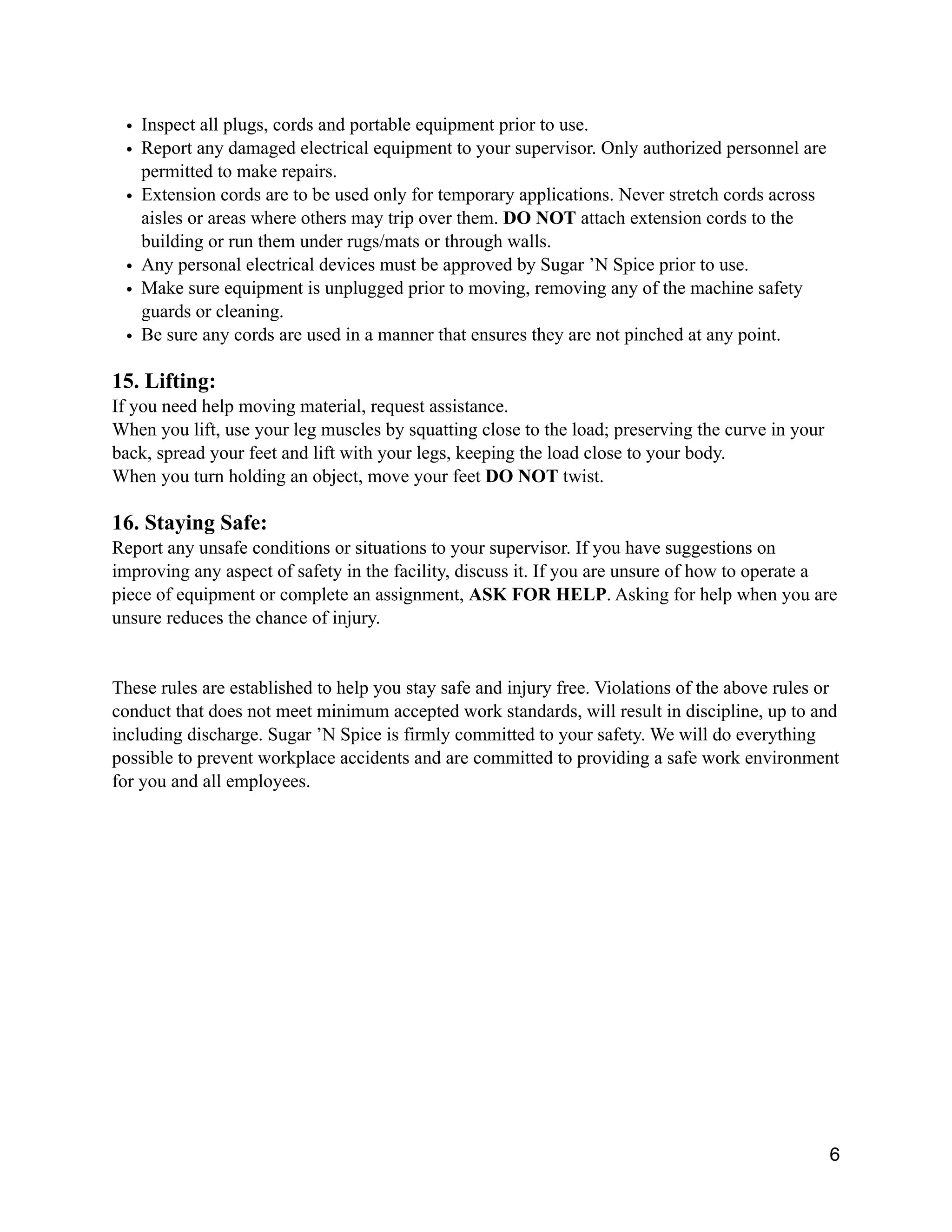 Employee Safety Guide | PDF