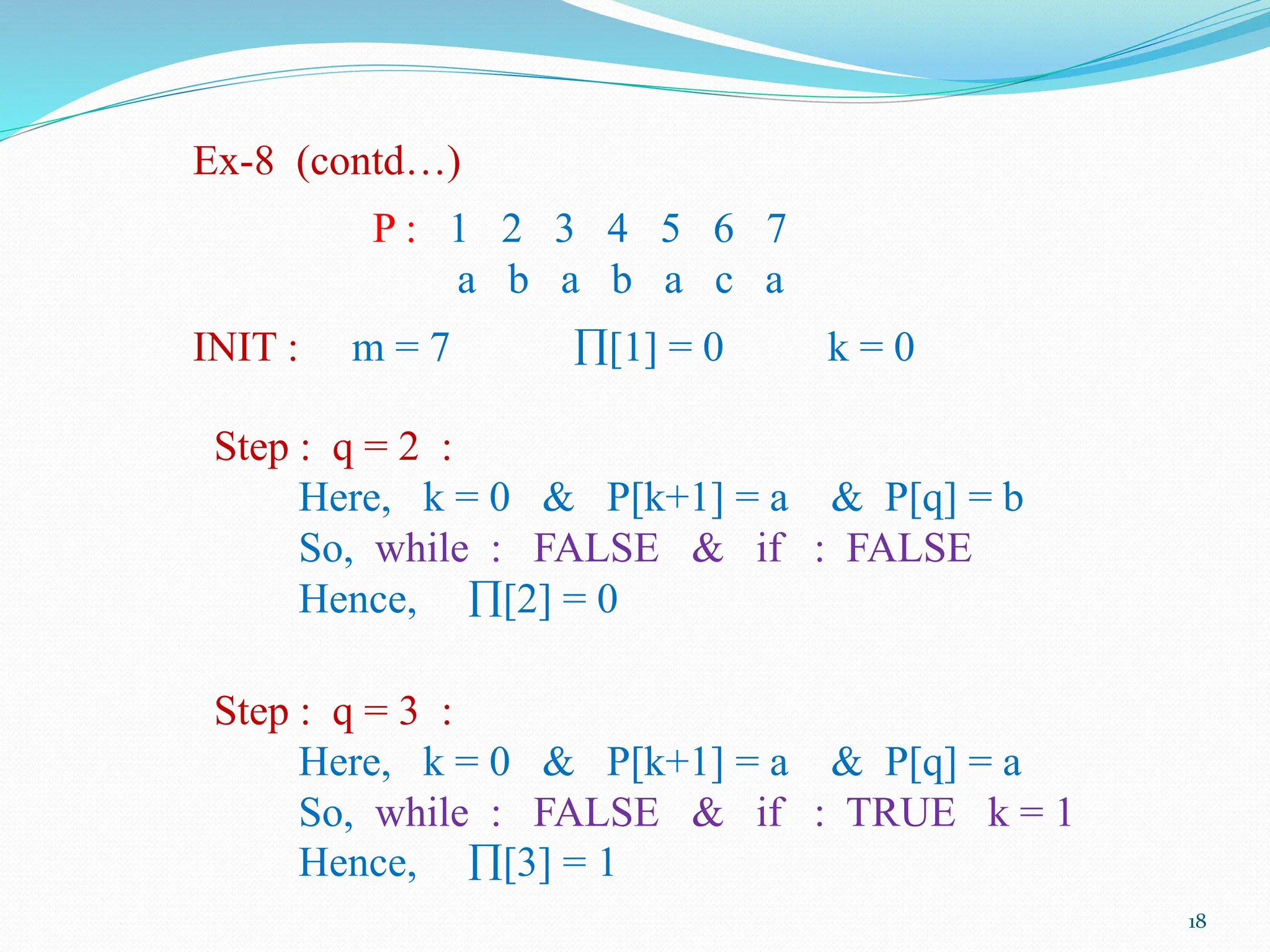 String Matching Algorithms Advance Algorithm Ppt