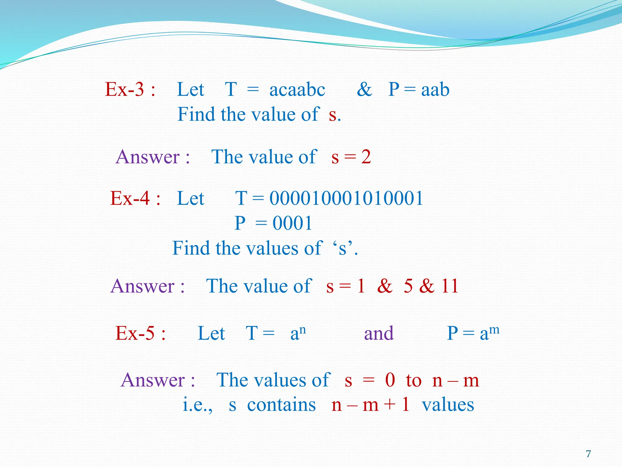 String Matching Algorithms Advance Algorithm Ppt 6452