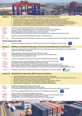 3rd Southern Asia Ports , logistics and shipping Event -Transport Asia ...