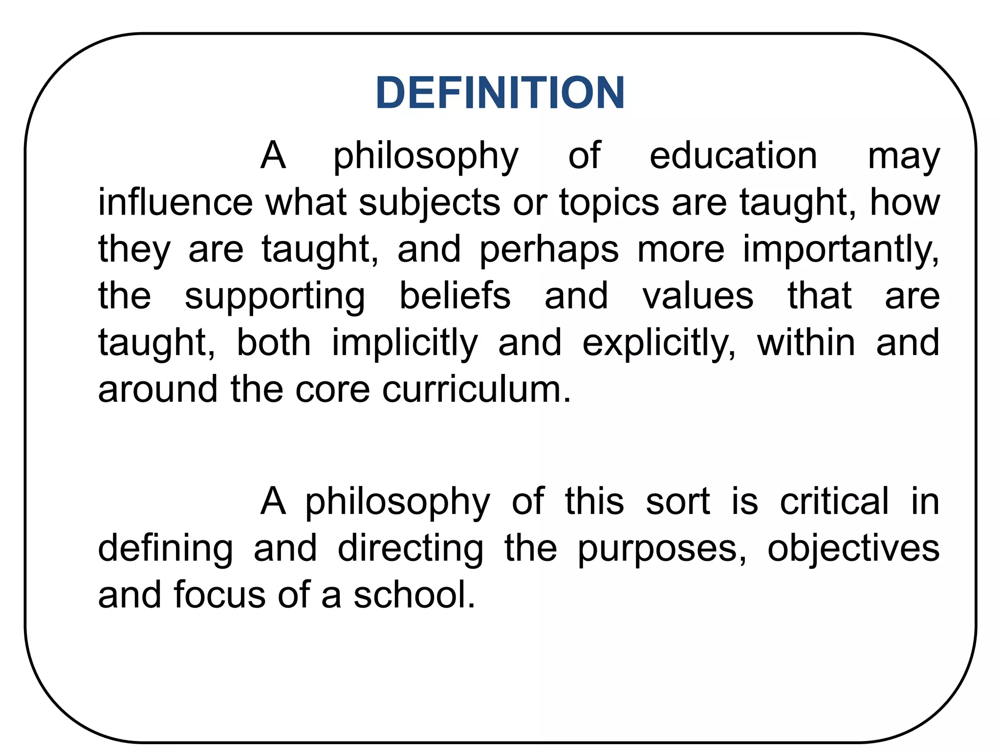 FORMULATION OF PHILOSOPHY | PPTX