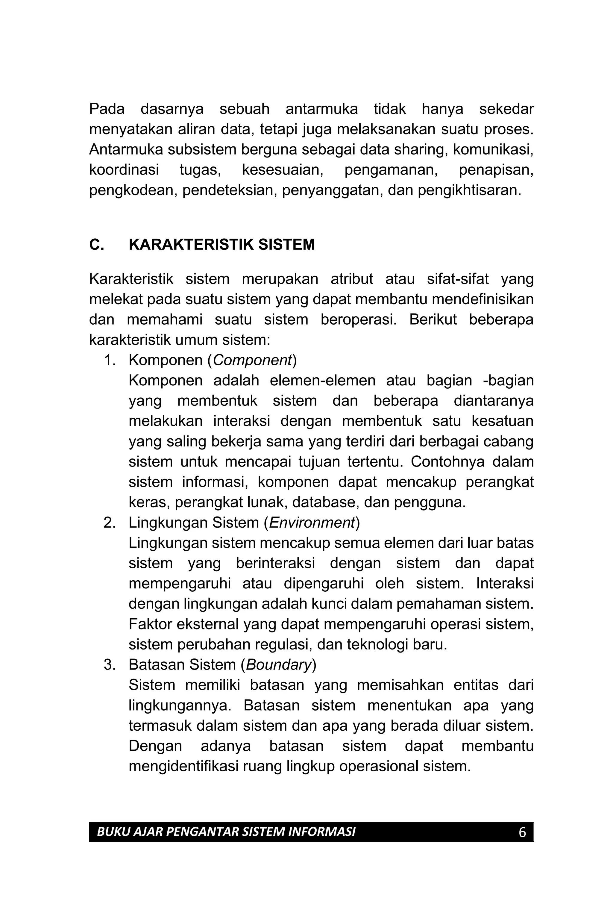 Pengantar Sistem Informasi: Buku Ajar Erni Widarti | PDF