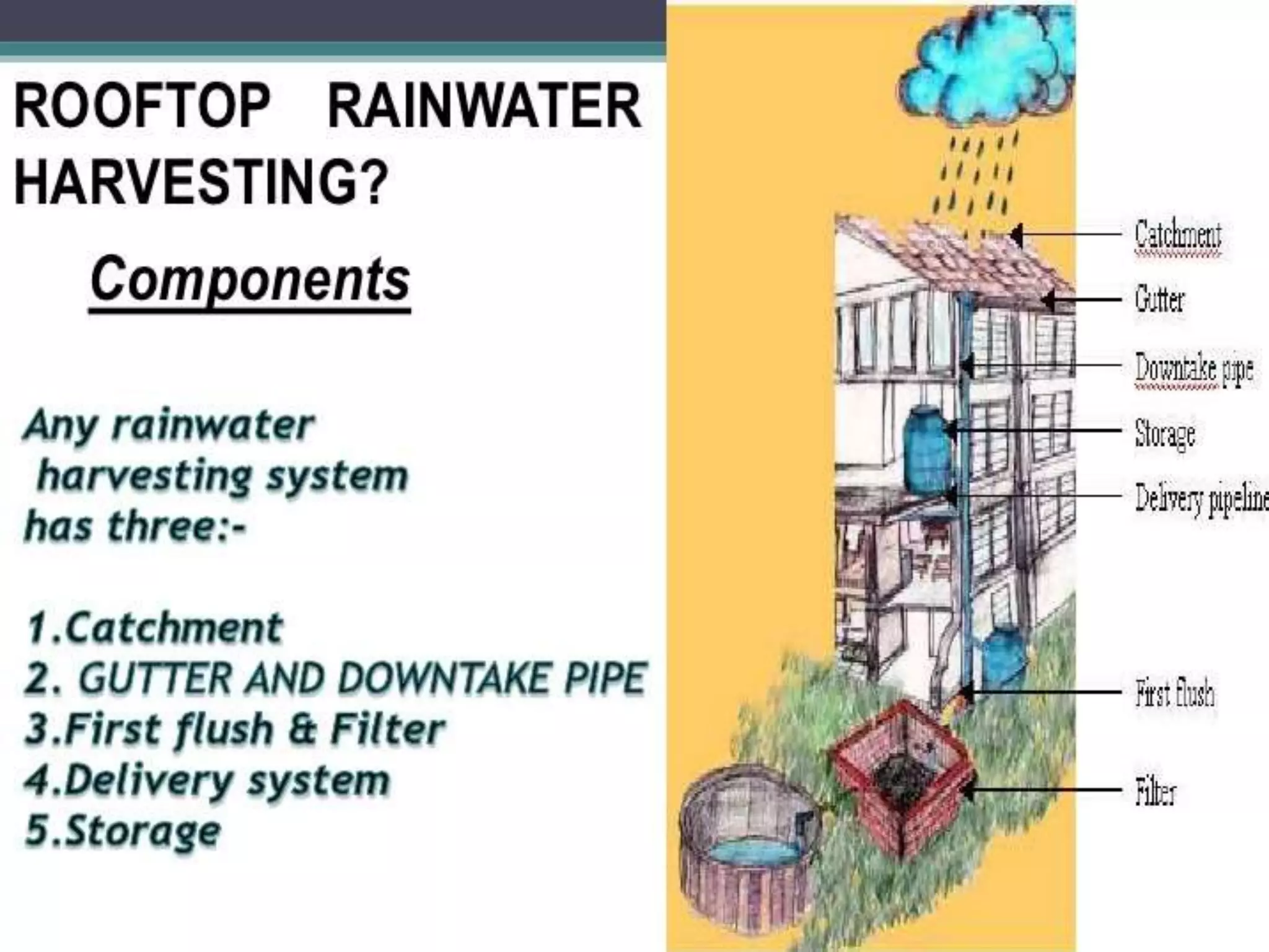 Rain water Harvesting And Roof Top Rain water Harvesting | PPTX