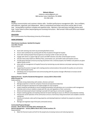 MW Resume | PDF