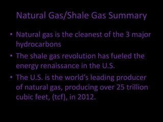 Shale Gas Revolution | PPTX