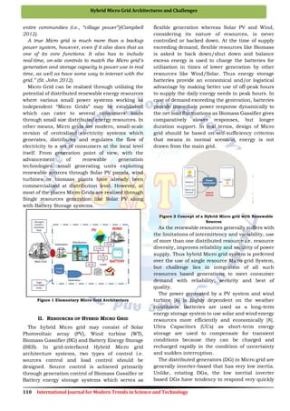 Hybrid Micro Grid Architectures and Challenges | PDF