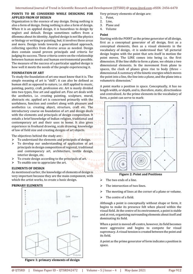 Importance of Basic Principles of Design in Creating Spaces | PDF