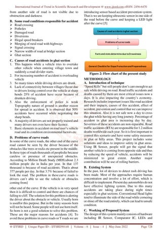 Road Accident Prediction and Prevention for Ghat Area in Nashik City | PDF