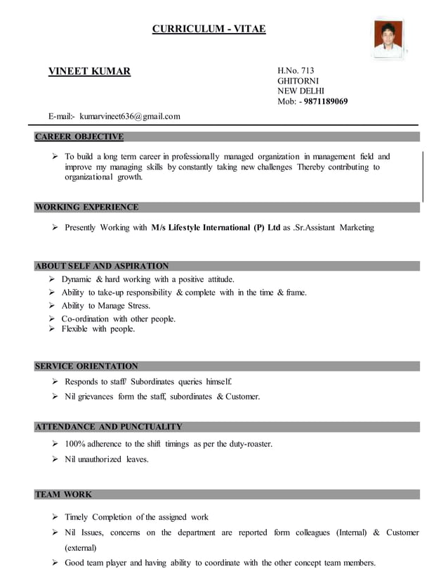 vineet cv | PDF