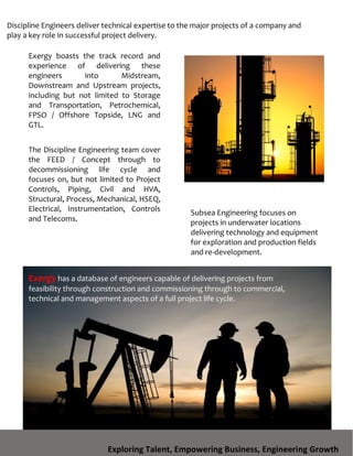 Exergy - Company Brochure | PDF