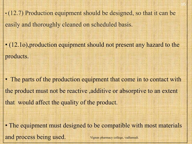 EQUIPMENT SELECTION,PURCHASE SPECIFICATION,MAINTENANCE | PPTX
