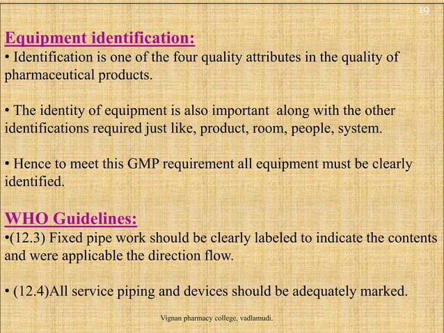 EQUIPMENT SELECTION,PURCHASE SPECIFICATION,MAINTENANCE | PPTX