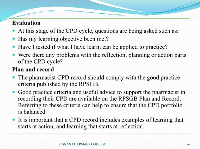 14ab1t0007 continuing professional development programs | PPTX