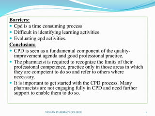 14ab1t0007 continuing professional development programs | PPTX