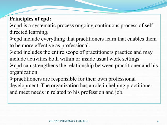 14ab1t0007 continuing professional development programs | PPTX