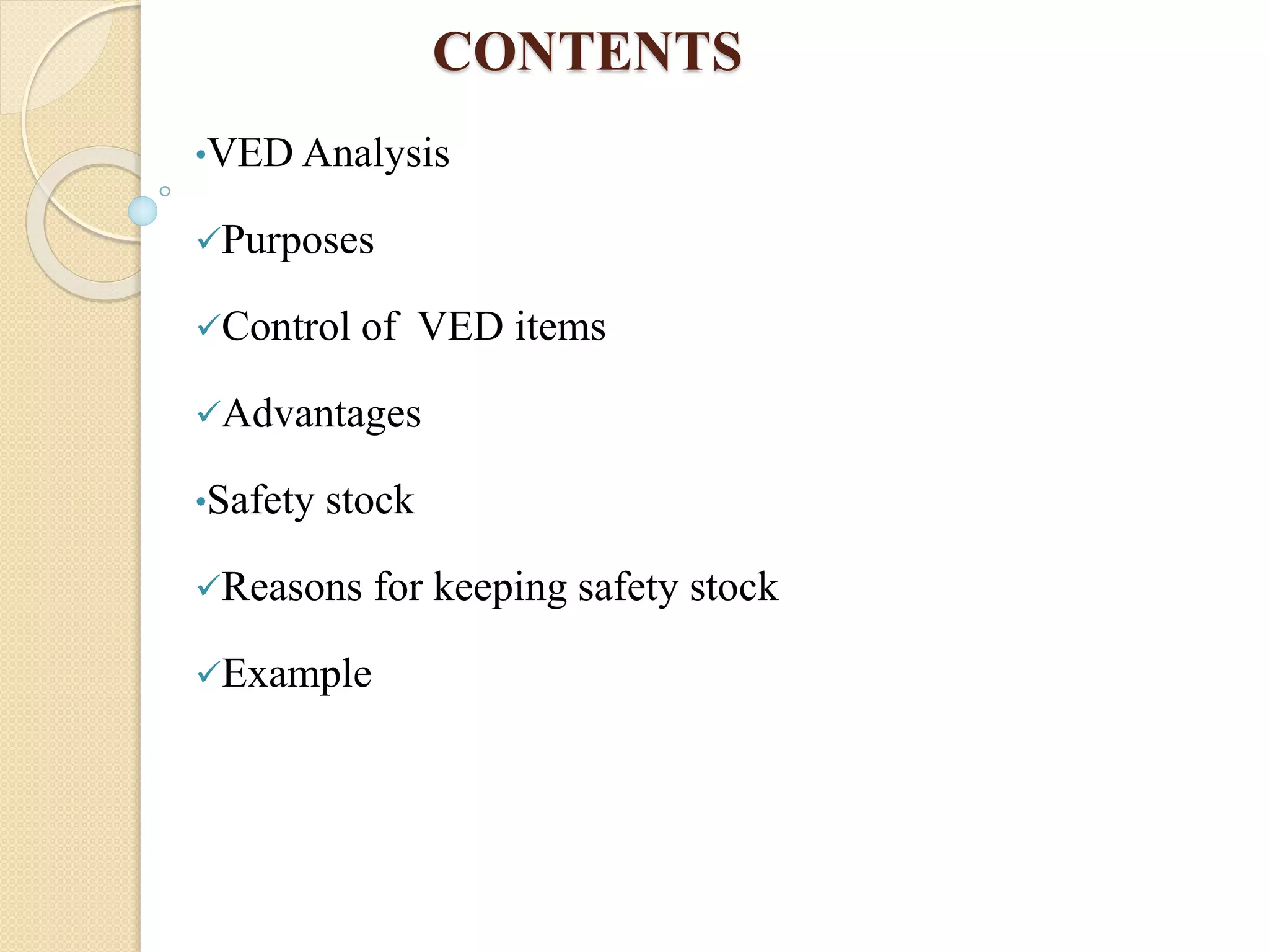 14ab1t0013 ved analysis and safety stock | PPTX