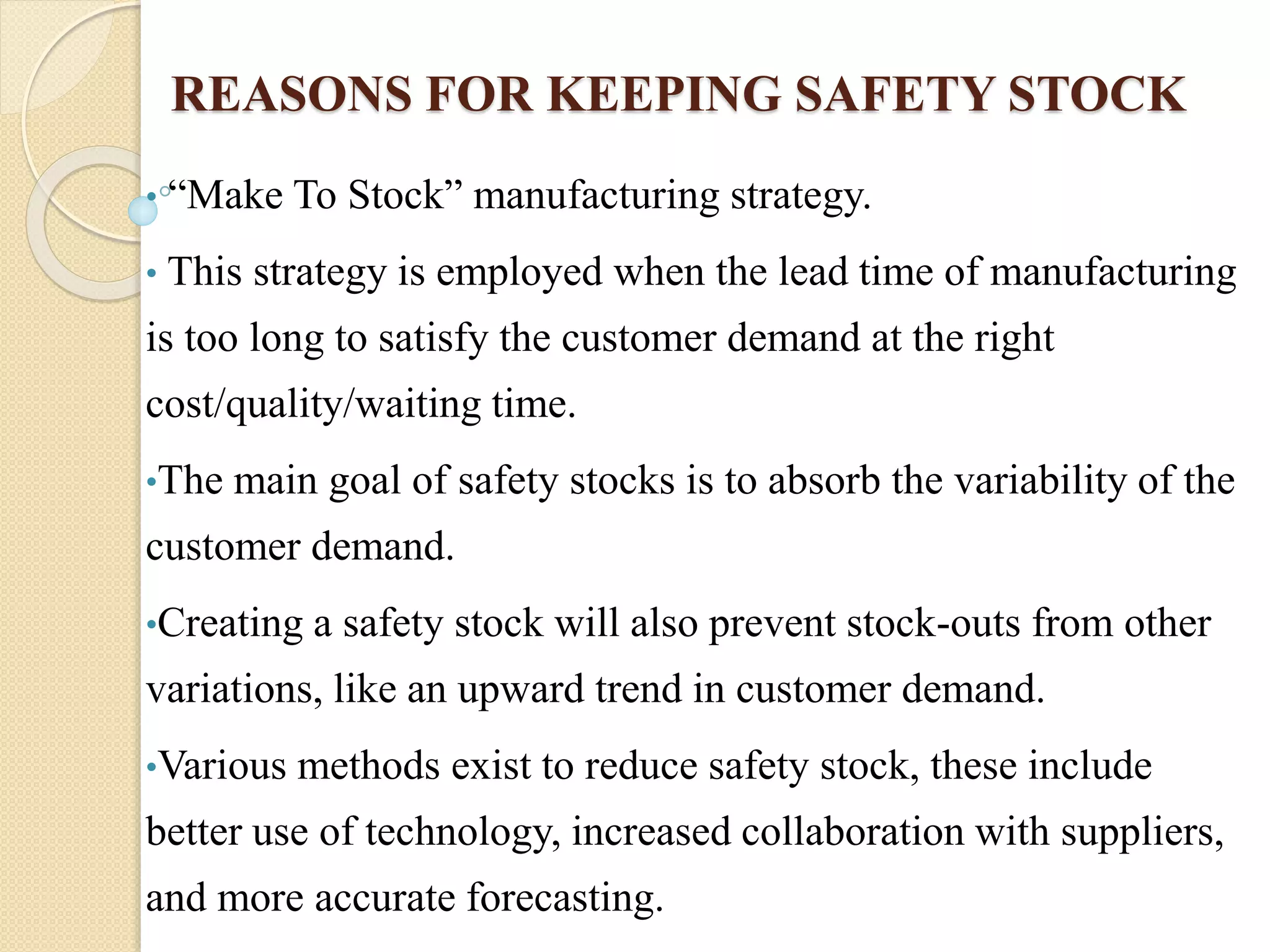 14ab1t0013 ved analysis and safety stock | PPTX