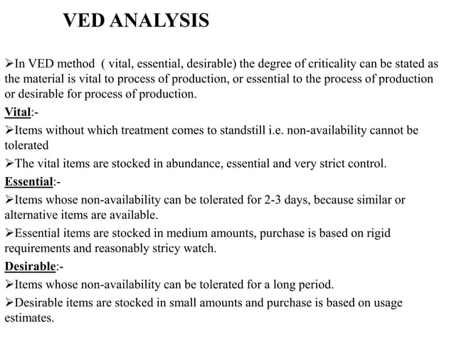 14ab1t0013 ved analysis and safety stock | PPTX | Logistics | Business