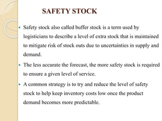 14ab1t0013 ved analysis and safety stock | PPTX