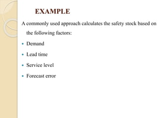 14ab1t0013 ved analysis and safety stock | PPTX