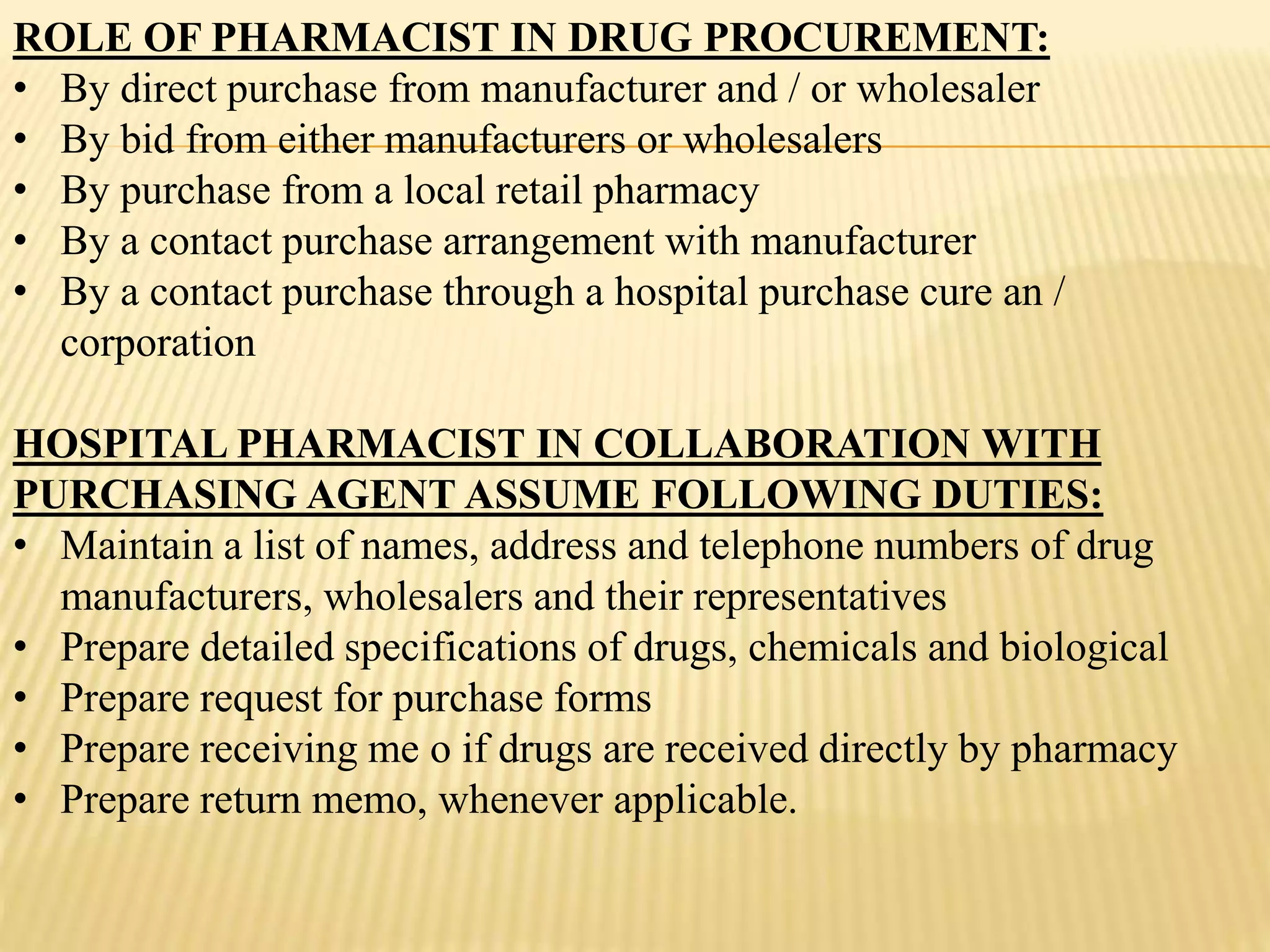 14ab1t0017 procurement and warehousing of radiopharmaceuticals | PPTX