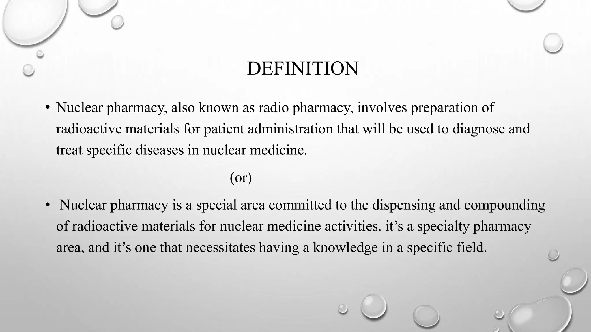 14ab1t0021 nuclear pharmacy | PPTX