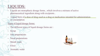 14ab1t0023 manufacturing of ointments, liquids ,creams | PPTX