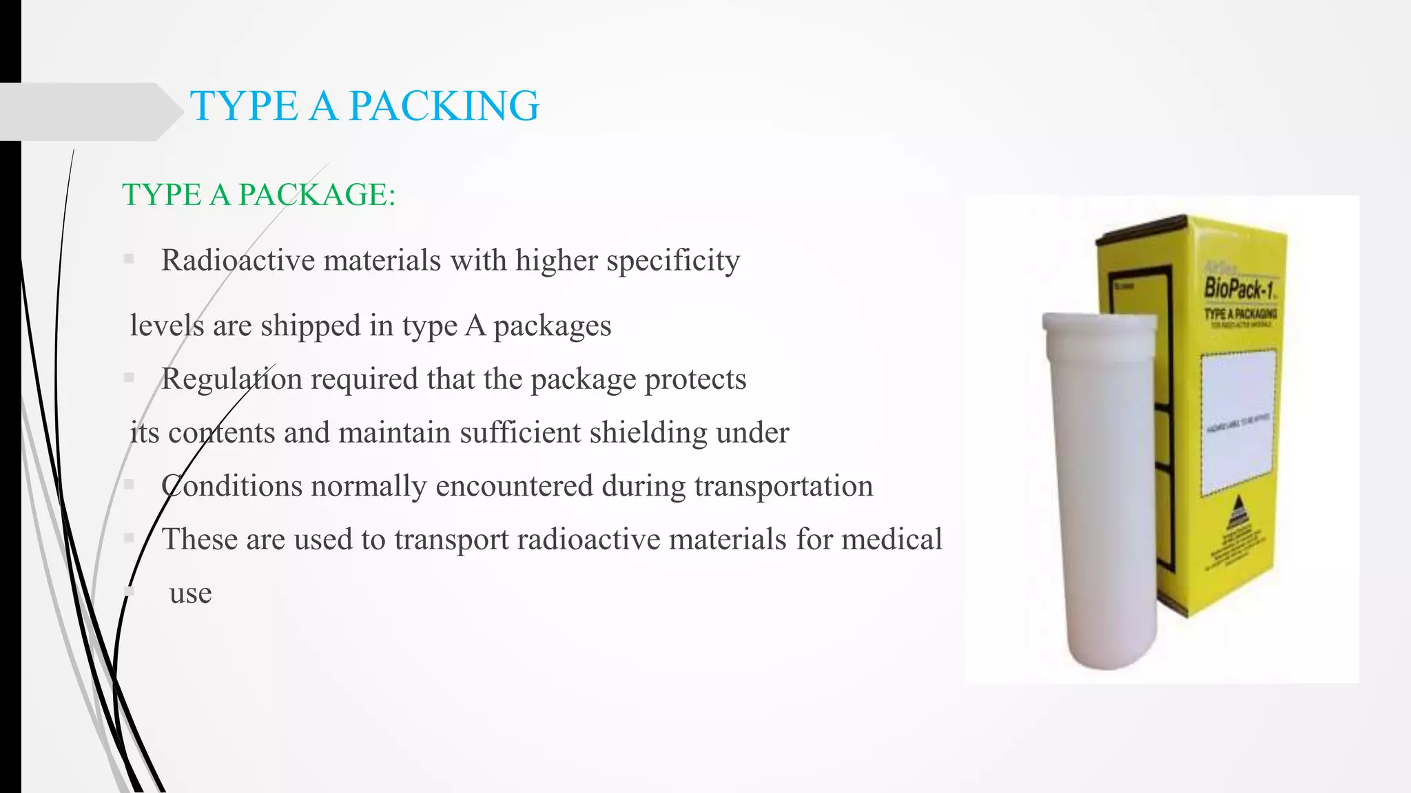 14ab1t0026 packing and labelling of radiopharmaceuticals | PPTX