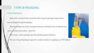 14ab1t0026 packing and labelling of radiopharmaceuticals | PPTX