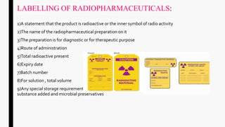 14ab1t0026 packing and labelling of radiopharmaceuticals | PPTX