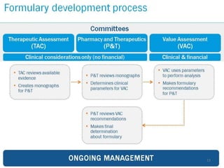 14ab1t0030 hospital formulary | PPTX | Pharmaceutical Industry | Industries