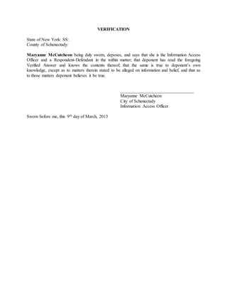 20150305 Verified Answer | PDF