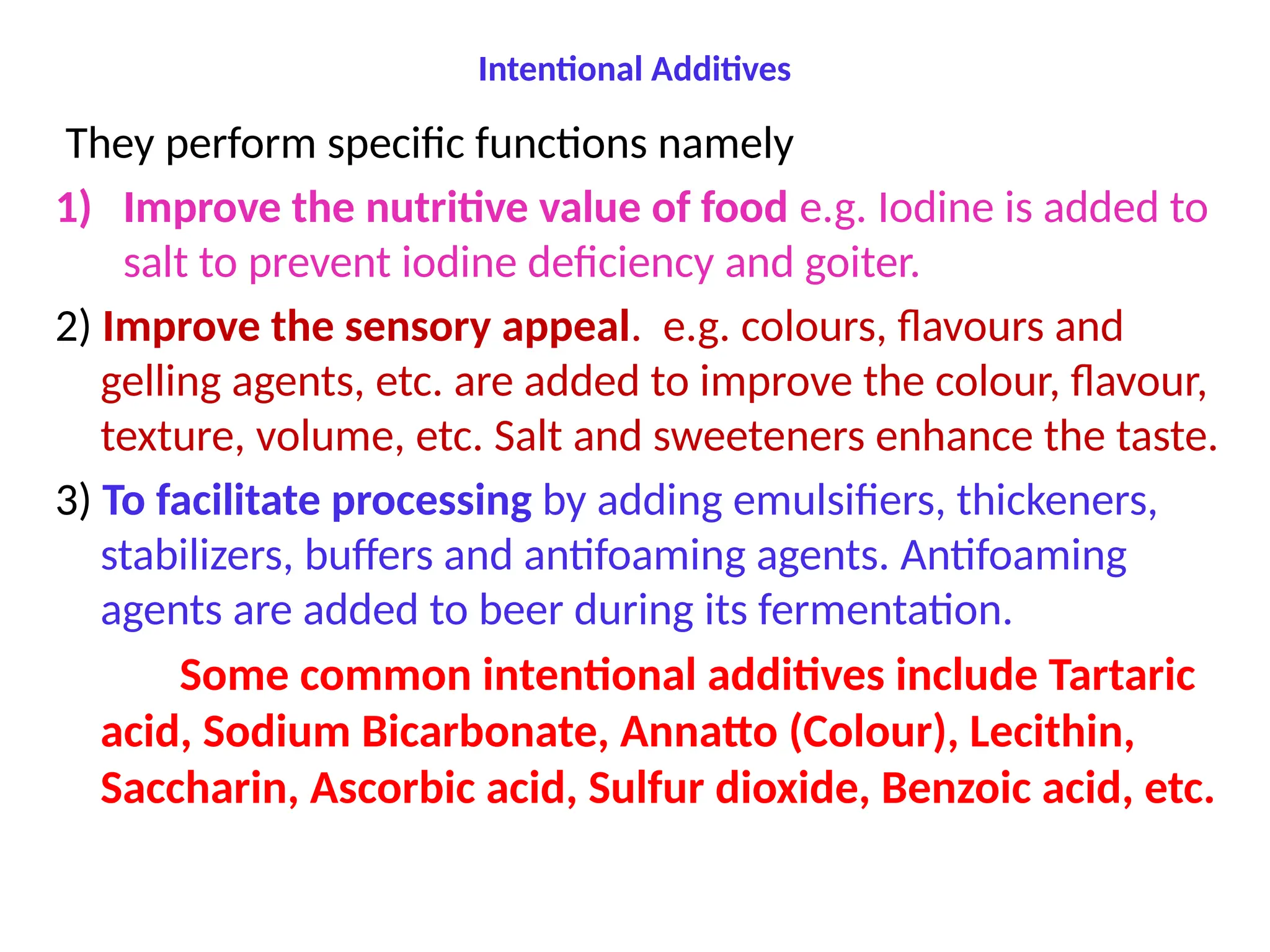 14 Additives and types and classification of additives | PPT